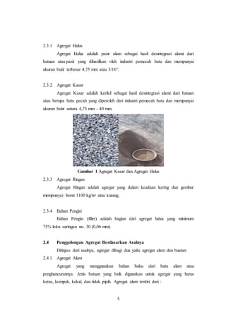 Agregat sebagai bahan bangunan | DOCX