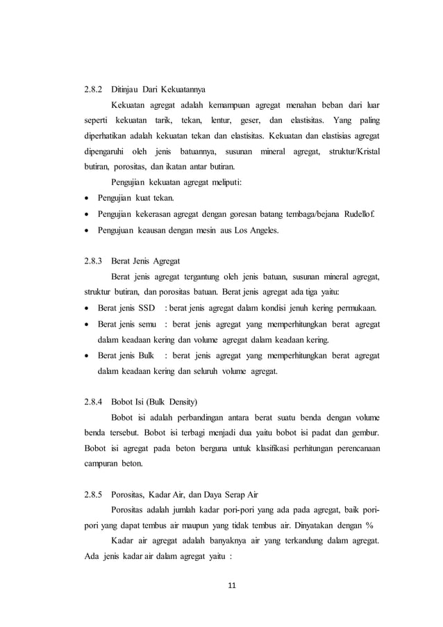 Agregat sebagai bahan bangunan | DOCX