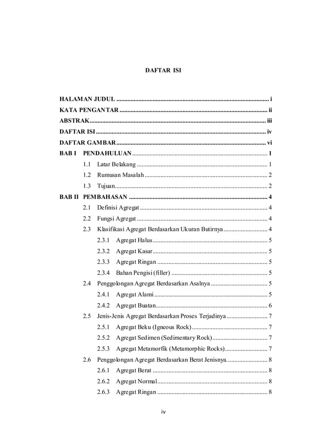 Agregat sebagai bahan bangunan | DOCX