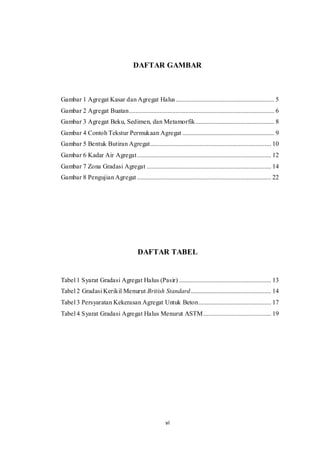 Agregat sebagai bahan bangunan | DOCX