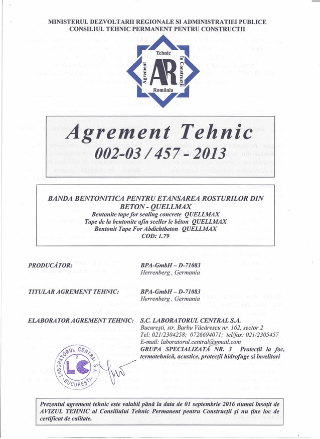 Avis Technique Quellmax (1) | PDF