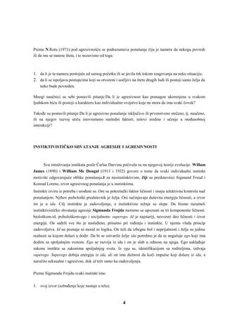Agresija i agresivnost | DOC