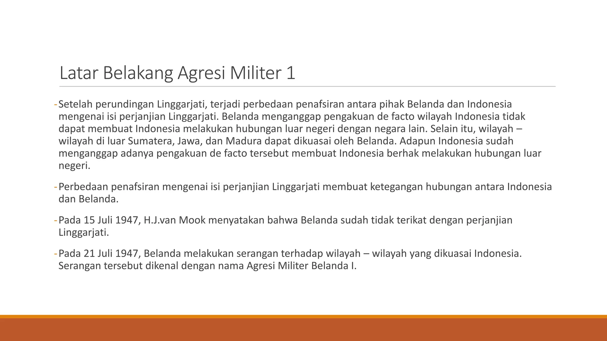 Agresi militer 1 kel.3 | PPTX