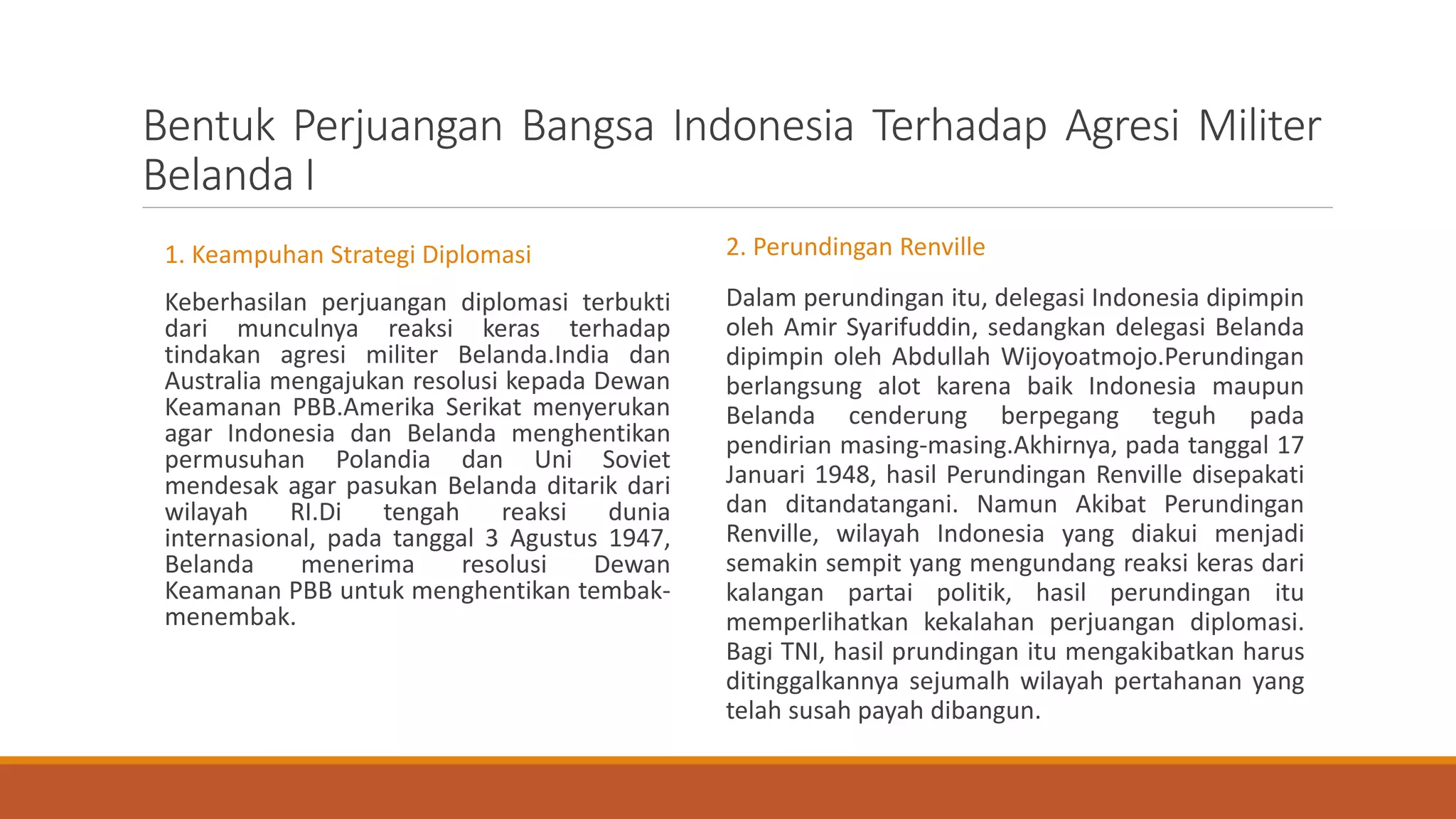 Agresi militer 1 kel.3 | PPTX