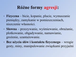 Agresja prezentacja | PPT
