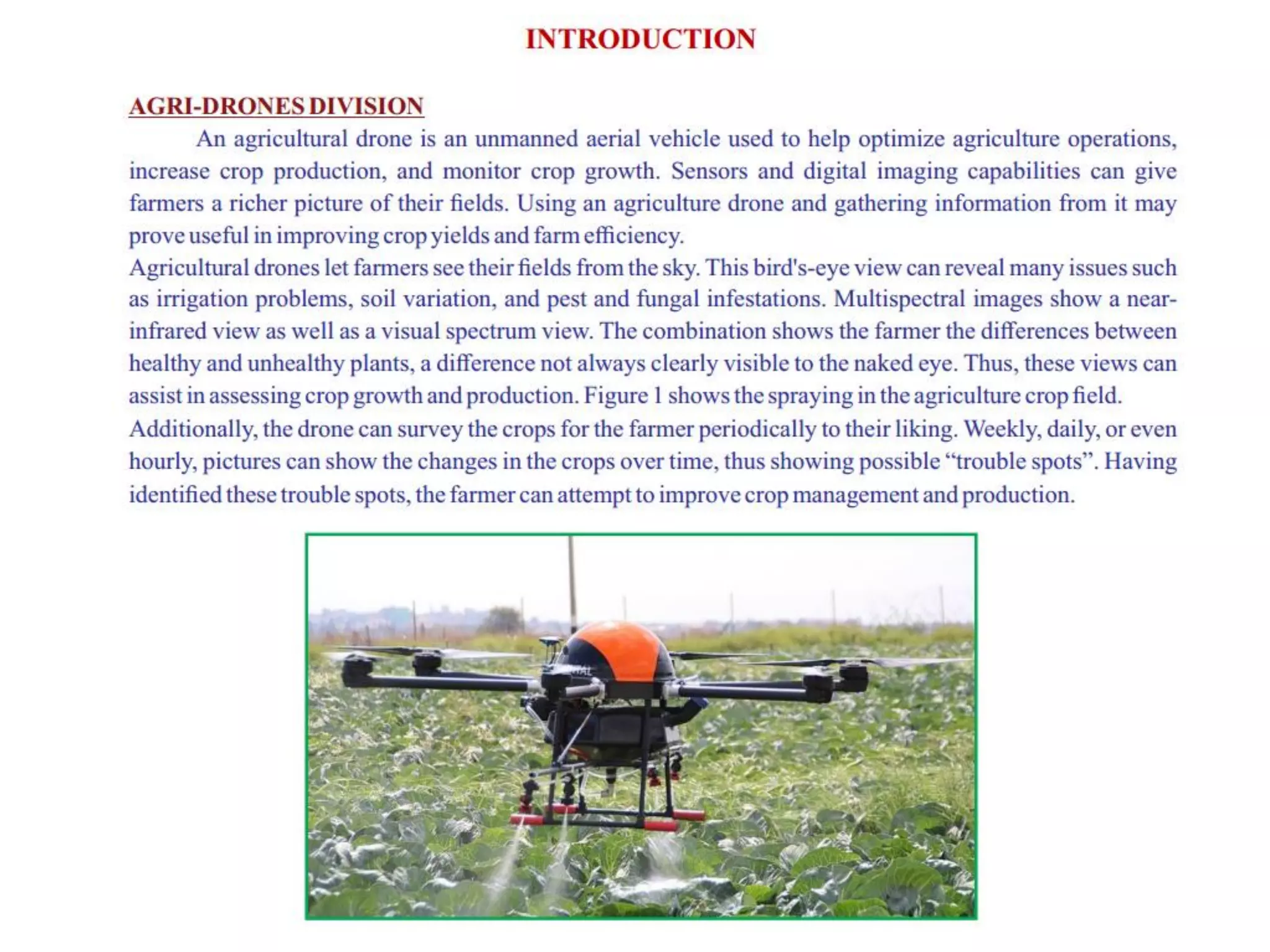 Agri drone presentation | PDF