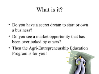 Agri Entrepreneurship Award | PPT