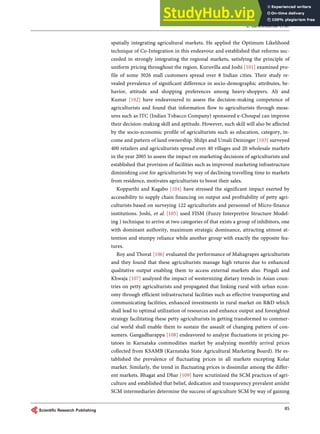 Agri-Food Supply Chain Management Literature Review | PDF