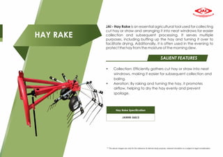 agri-implements - Agriculture products list by Jamna Auto Industry | PDF