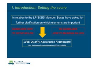 LPIS Quality Reporting Tool | PPT