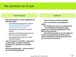 Agricultural Subsidies By Developed Countries: Its Pros and Cons | PPT