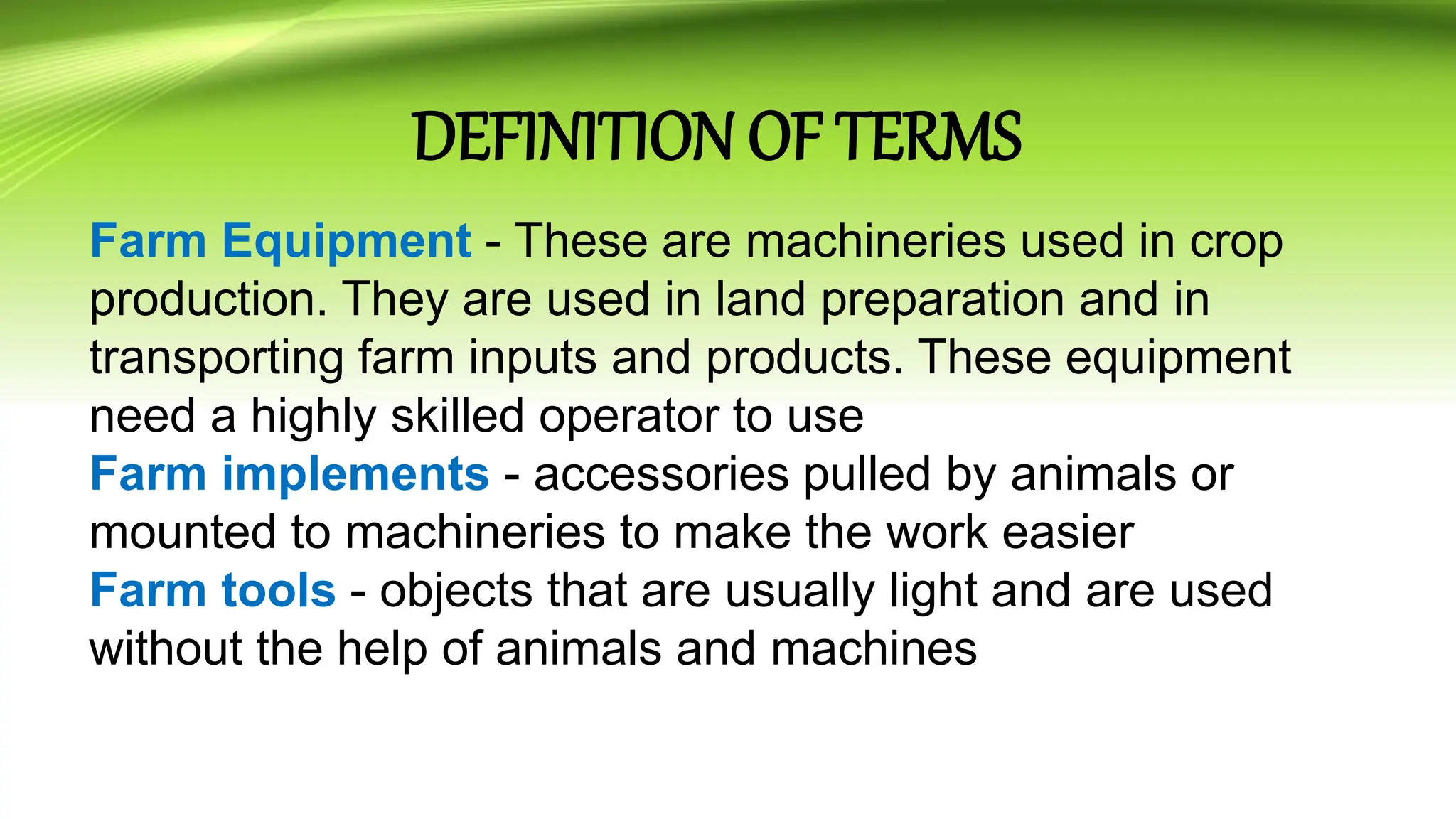AGRICULTURE CROP PRODUCTION-TLE 7-LESSON 1.pptx