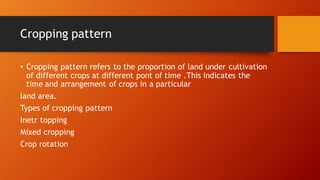 cropping system and pattern | PDF
