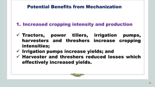 Basic Farm Machineries and Mechanization | PDF