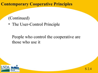 Agri 2301 part I ch 2 cooperative principles | PPT
