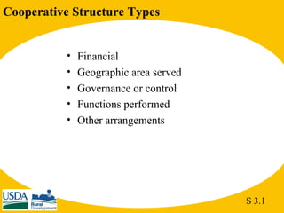 Agri 2301 part I ch 3 structure of cooperatives | PPT