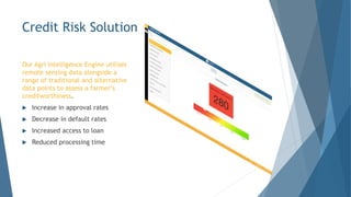 Agri360 Credit Risk Platform | PPT