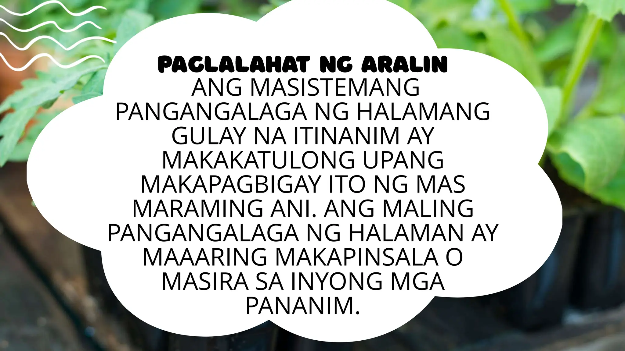 Agri 5 Wk 2 Masistemang Pangangalaga ng Tanim na mga Gulay.pptx