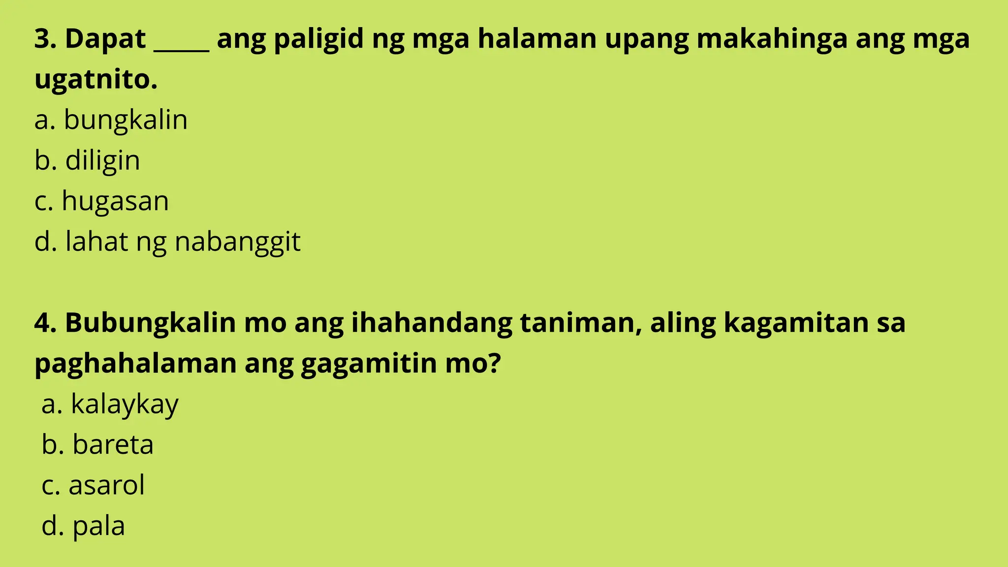 Agri 5 Wk 2 Masistemang Pangangalaga ng Tanim na mga Gulay.pptx
