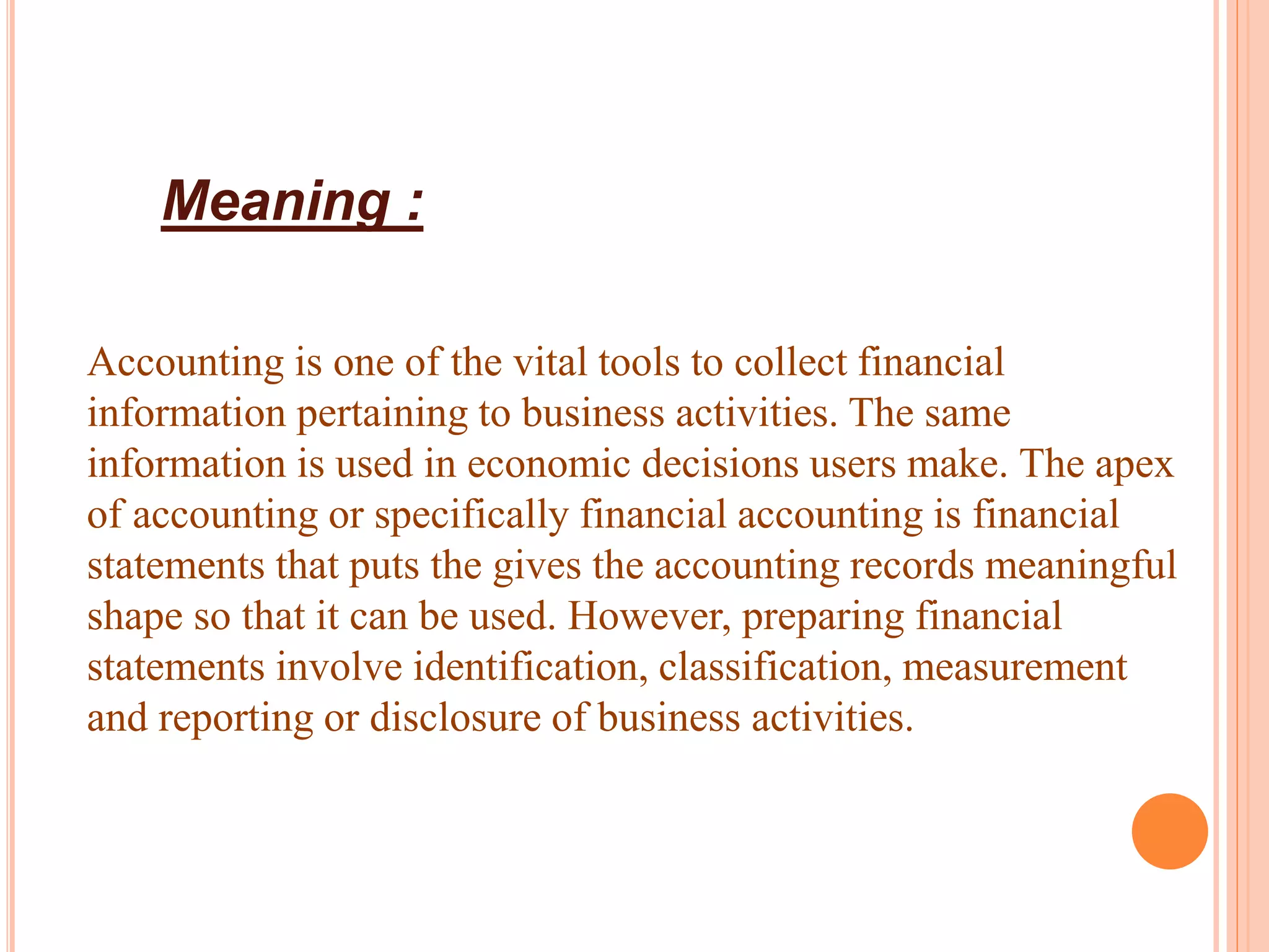 Accounting Concepts | PPTX