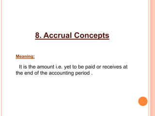 Accounting Concepts | PPTX