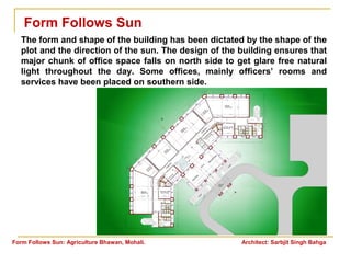 FORM FOLLOWS SUN: Agriculture Bhawan, Mohali | PPT