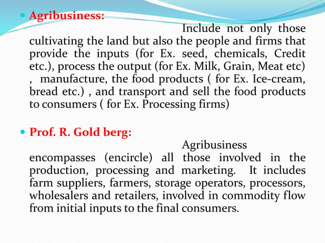 Agribuisness Management | PPT