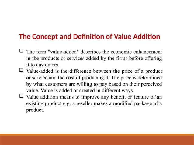 Agribusiness-Value Addition_concept and scope.pptx | Agriculture ...
