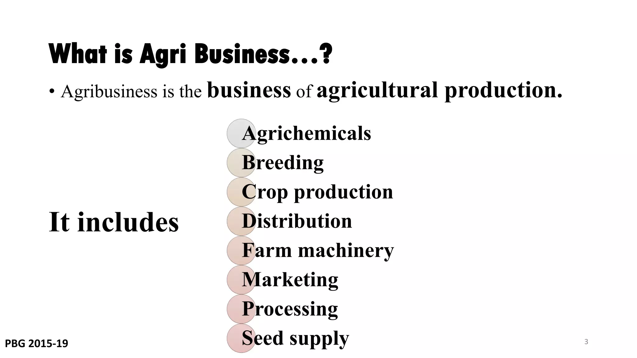 Agri business Management and its Importance | PDF