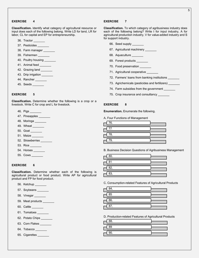 Agribusiness Management Worktext | PDF