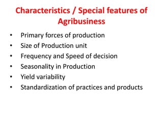 Introduction to Agribusiness Management | PPTX