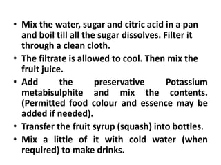 AGRIBUSINESS - VALUE ADDED FOOD PRODUCTS SMG | PPT
