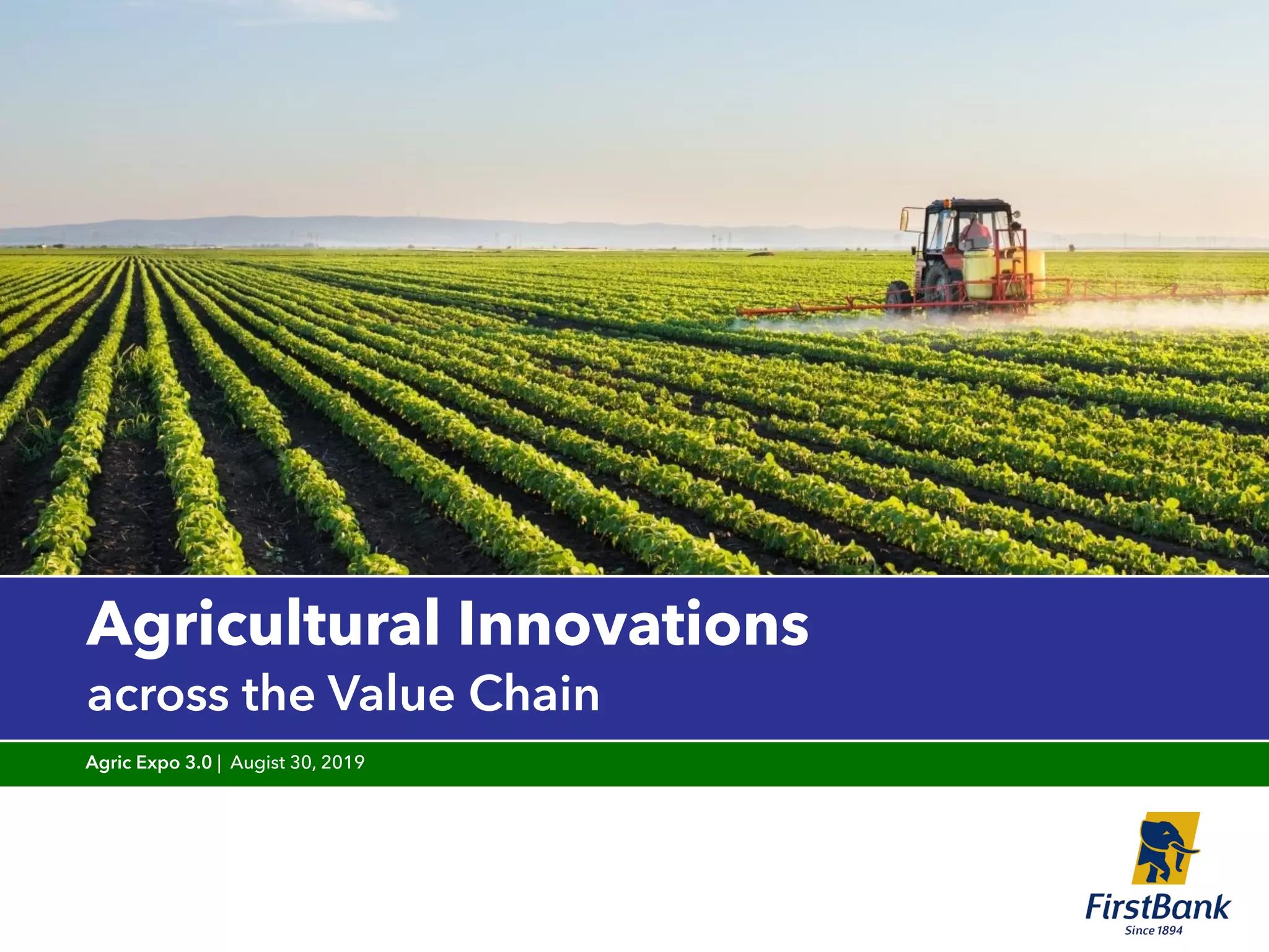 Innovations across the Agricultural Value Chain | PDF