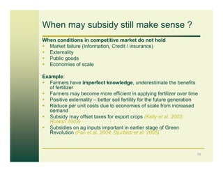 Agric input subsidies-insights_for_moz | PPT