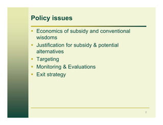 Agric input subsidies-insights_for_moz | PDF