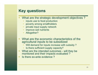 Agric input subsidies-insights_for_moz | PDF