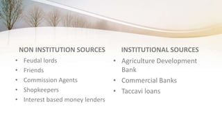 Agri credits | PPT