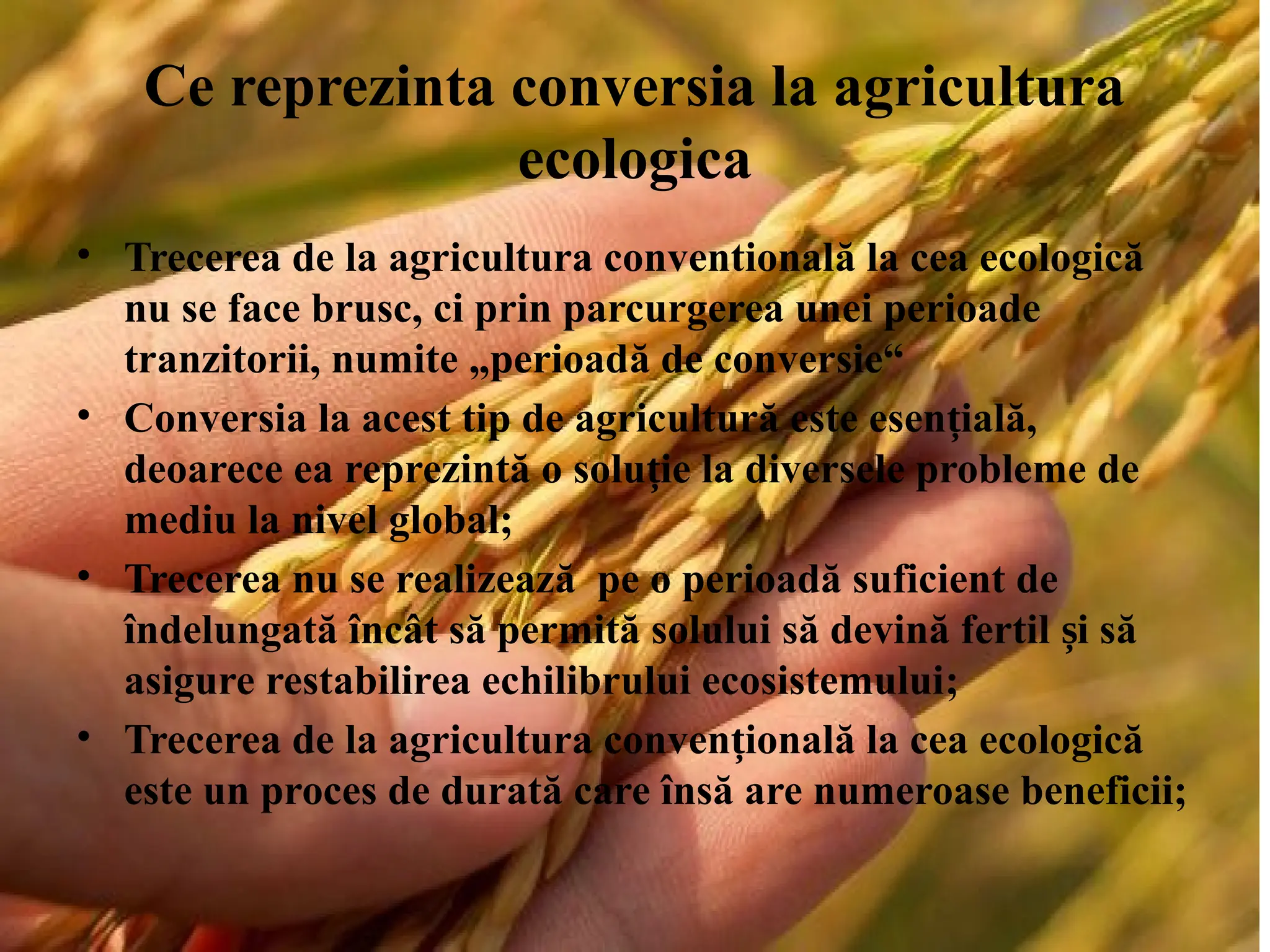 Agricultura ecologică ...NON POLUANTA ... | PPTX