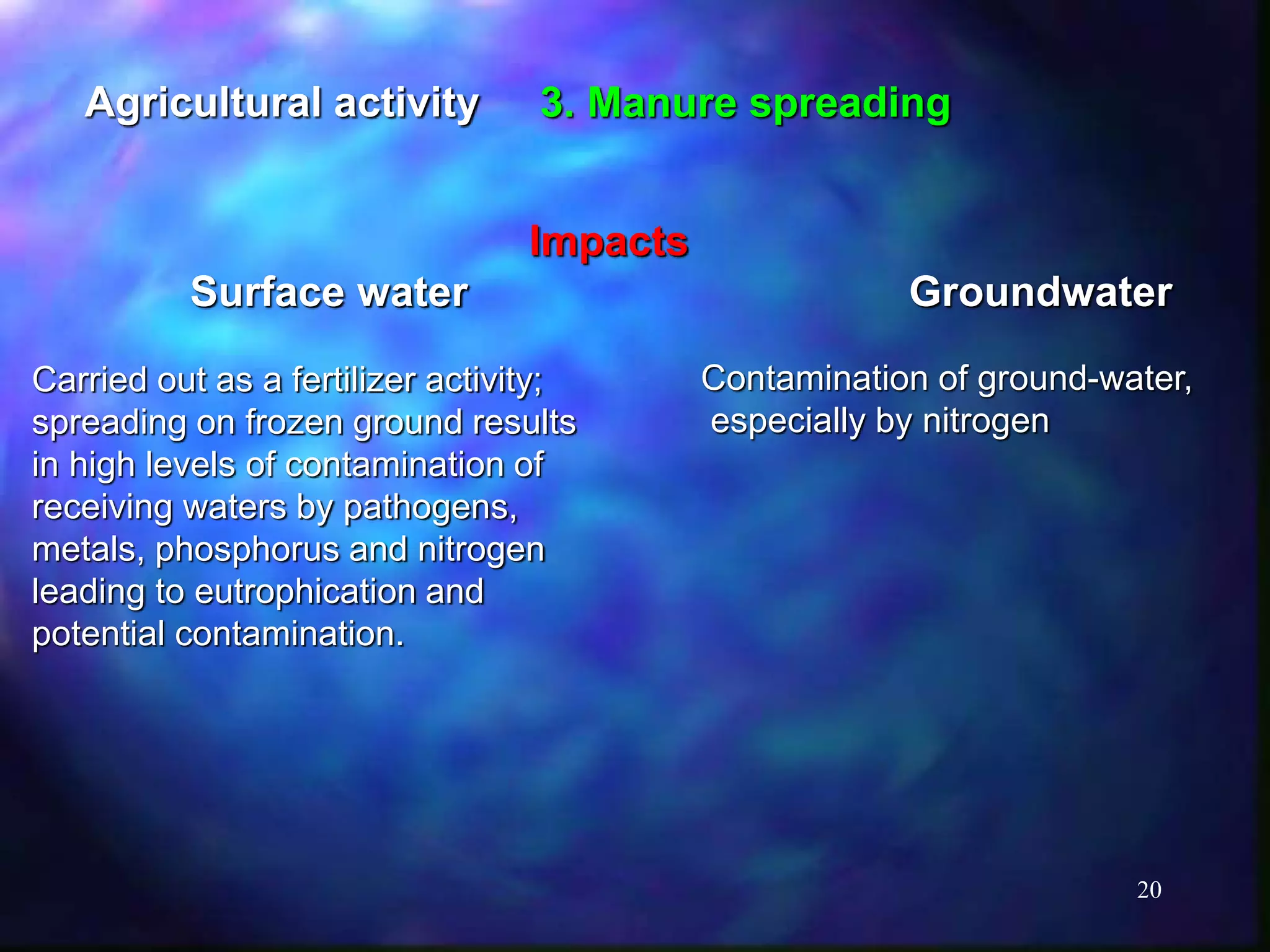 agricultural-pollution.ppt | Agriculture | Industries