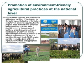 Agricultural Pollution Control Project of Moldova: The Progress Made | PPT