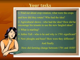 AGRICULTURAL-REVOLUTION presentation for the subject | PPTX