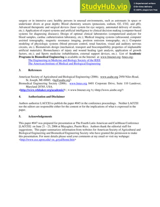 Agricultural And Biomedical Engineering Scope And Opportunities | PDF