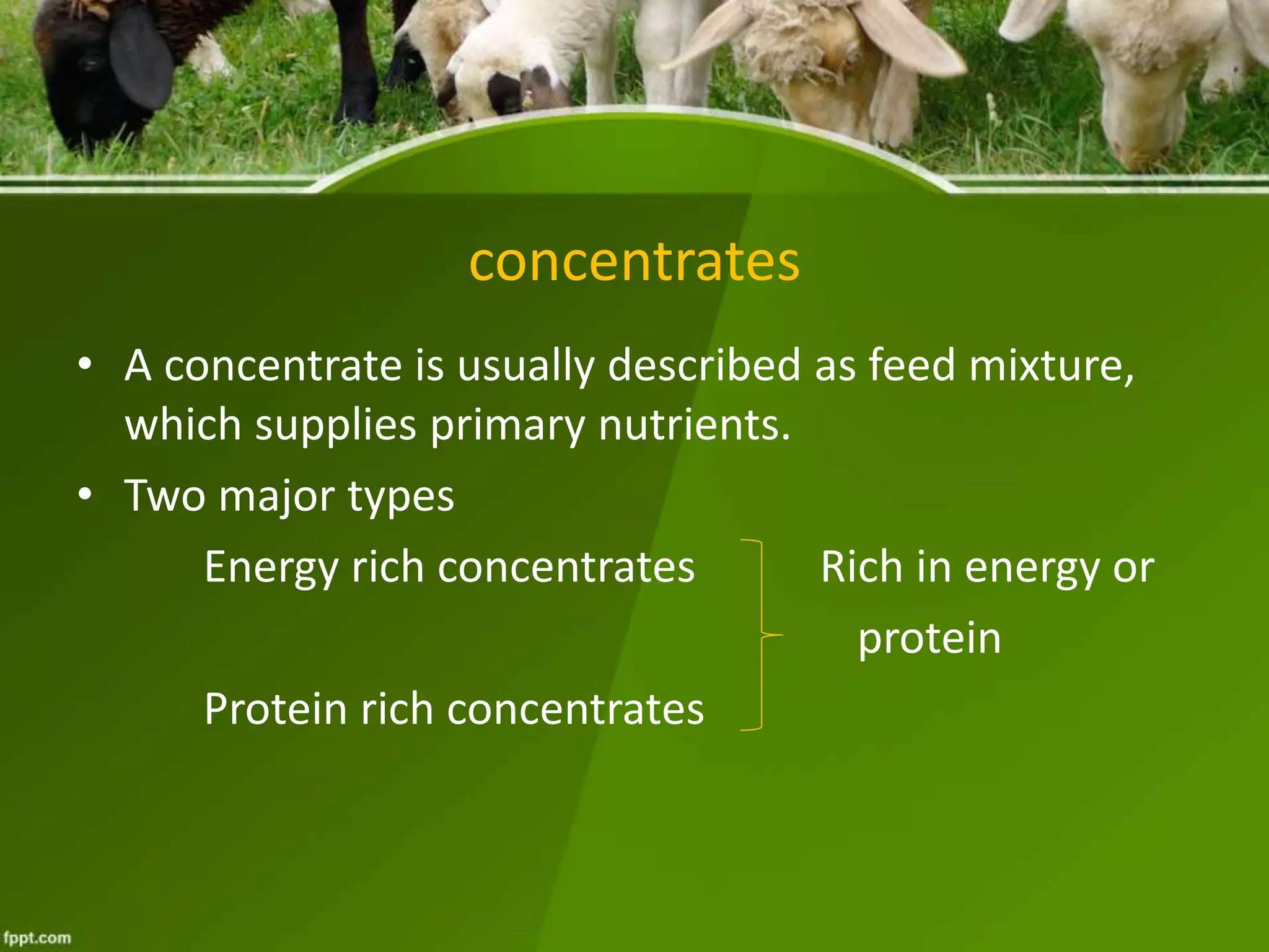 Feed resources of farm animal | PPTX