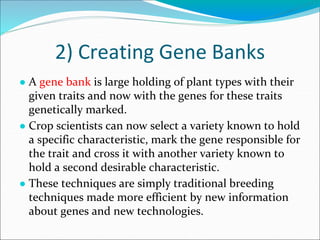 Agricultural Biotechnology.pptx | Agriculture | Industries