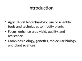Agricultural_Biotechnology_Lecture.pptxx | PPTX