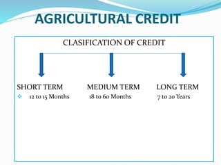 Agricultural credit (1) mgt of cooperative | PPT