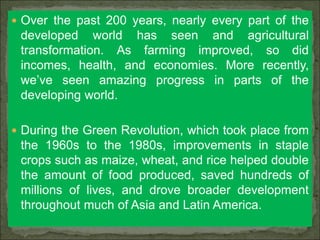 AGRICULTURAL DEVELOPMENT-Presentation.ppt | Agriculture | Industries
