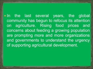 AGRICULTURAL DEVELOPMENT-Presentation.ppt