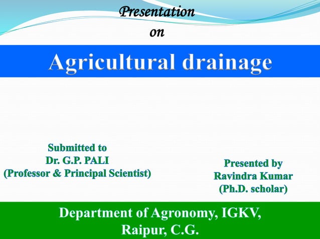 Agricultural Drainage.pptx