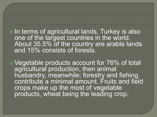 Agricultural economics in turkey | PPTX